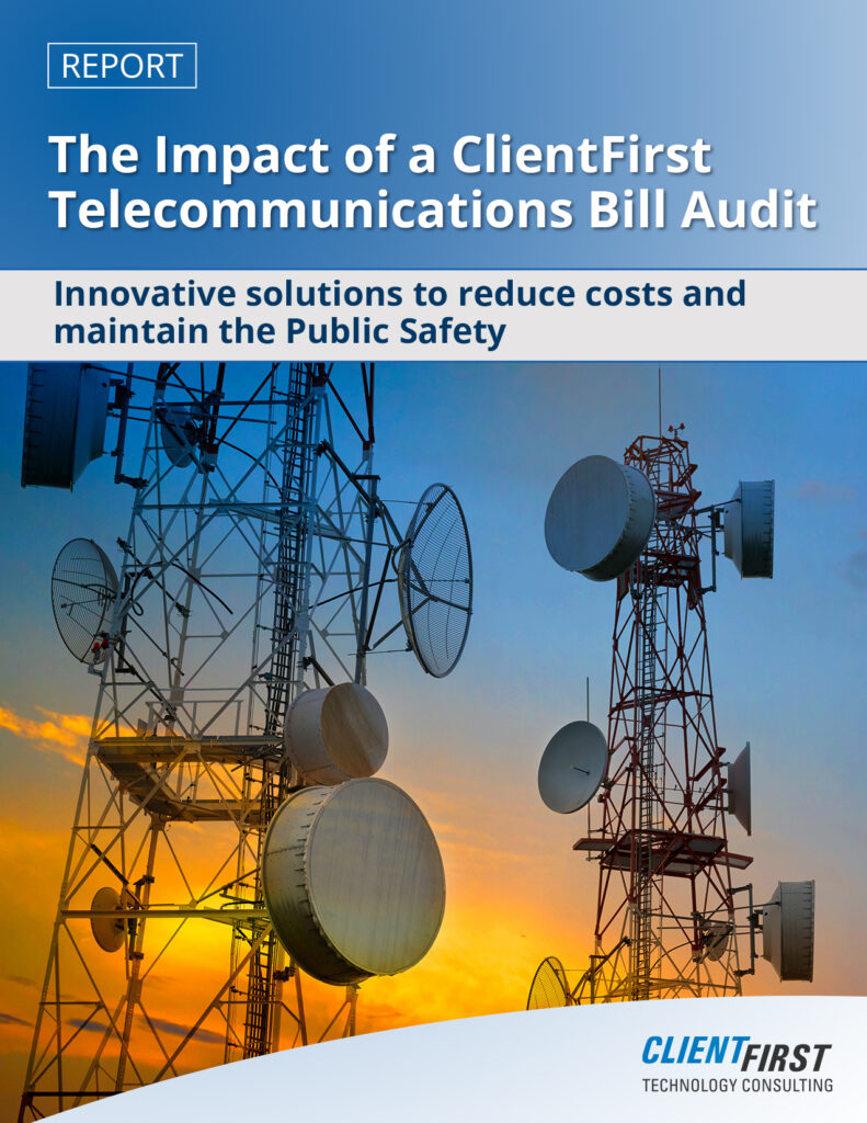 Telecom Bill Audit White Paper - ClientFirst Technology Consulting